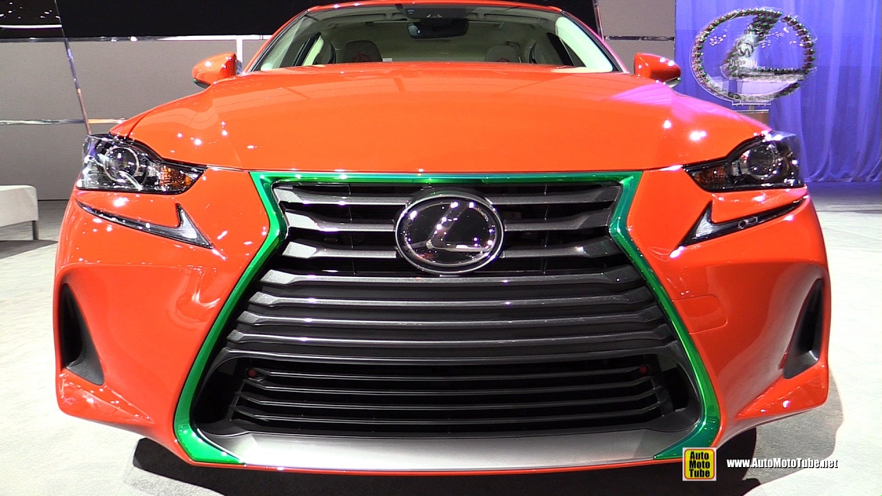 2016 Lexus IS300 AWD Sriracha - Walkaround - 2016 LA Auto Show - YouTube