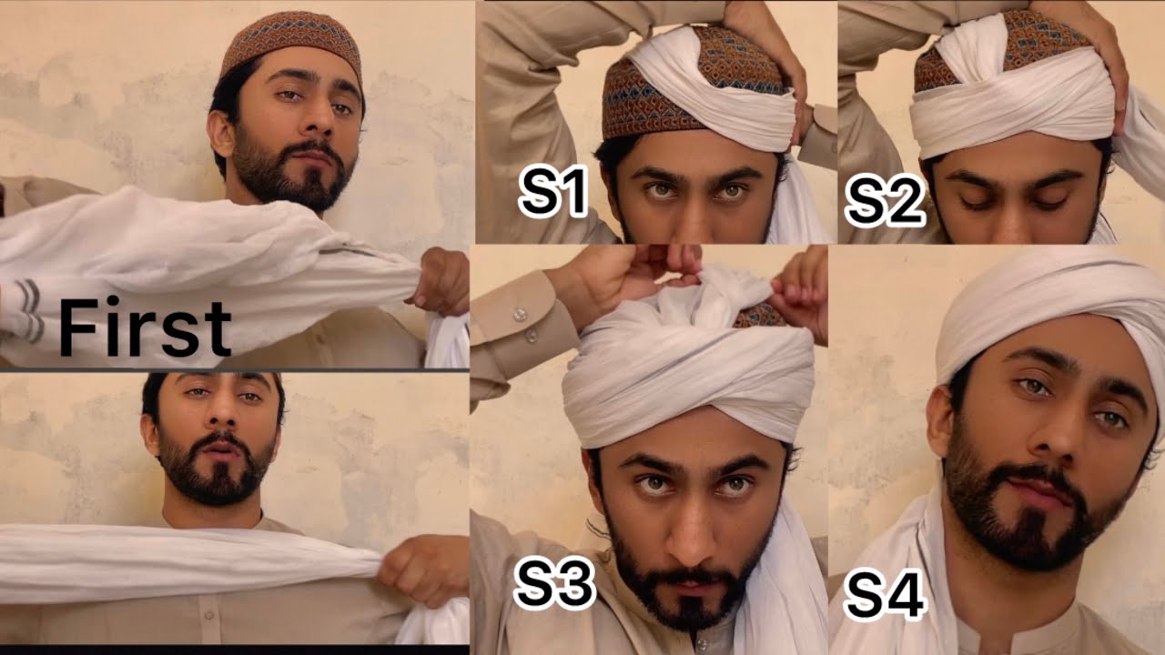 How To Tie Amamah || Amamah turban tutorial || Ramadan Kareem - YouTube
