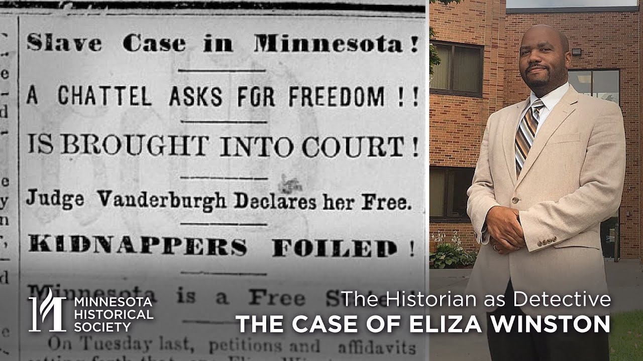 The Historian as Detective: The Case of Eliza Winston - YouTube