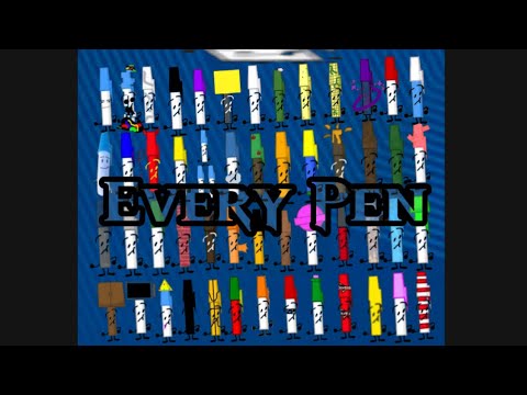 Every Pen In Find The Pens (54) - YouTube