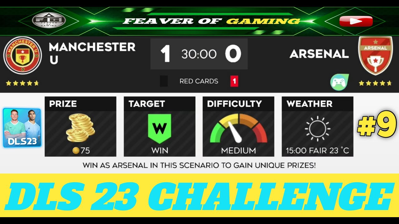Dls 23 Challenge #9 | Dream League Soccer 2023 | #dls23gameplay #dls23 ...