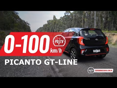 2019 Kia Picanto GT-Line (auto) 0-100km/h & engine sound