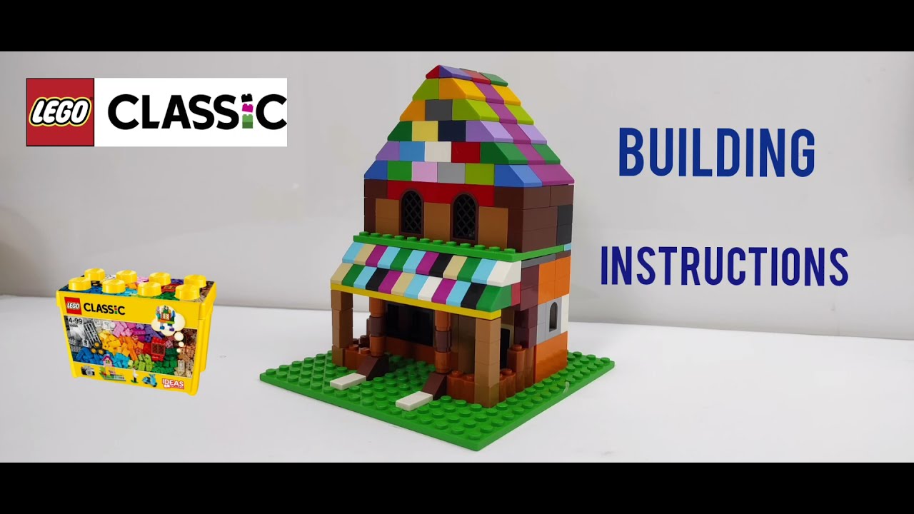 Lego classic 10698 ldea house. Building instructions. Lego tutorial ...