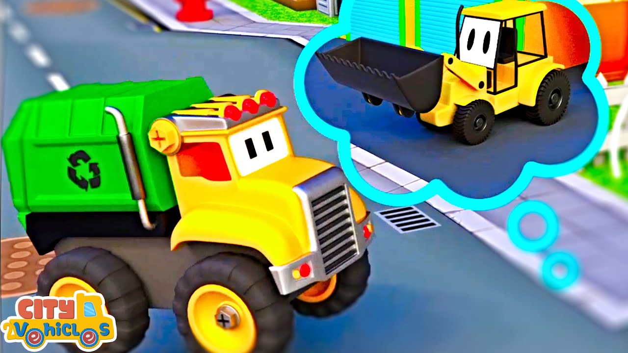 Construction Vehicles — The recycling truck discovers the town needs ...