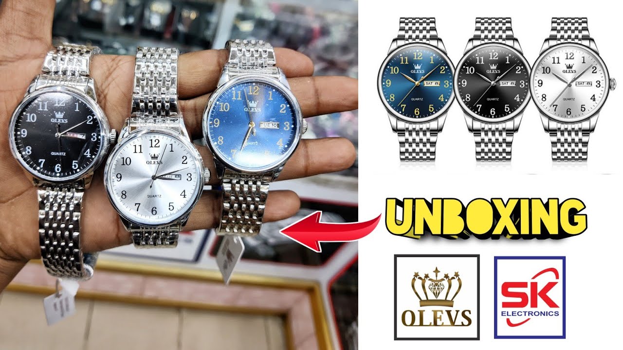 Olevs 5535G Formal Standard Watche - New Model Unboxing - BD - YouTube