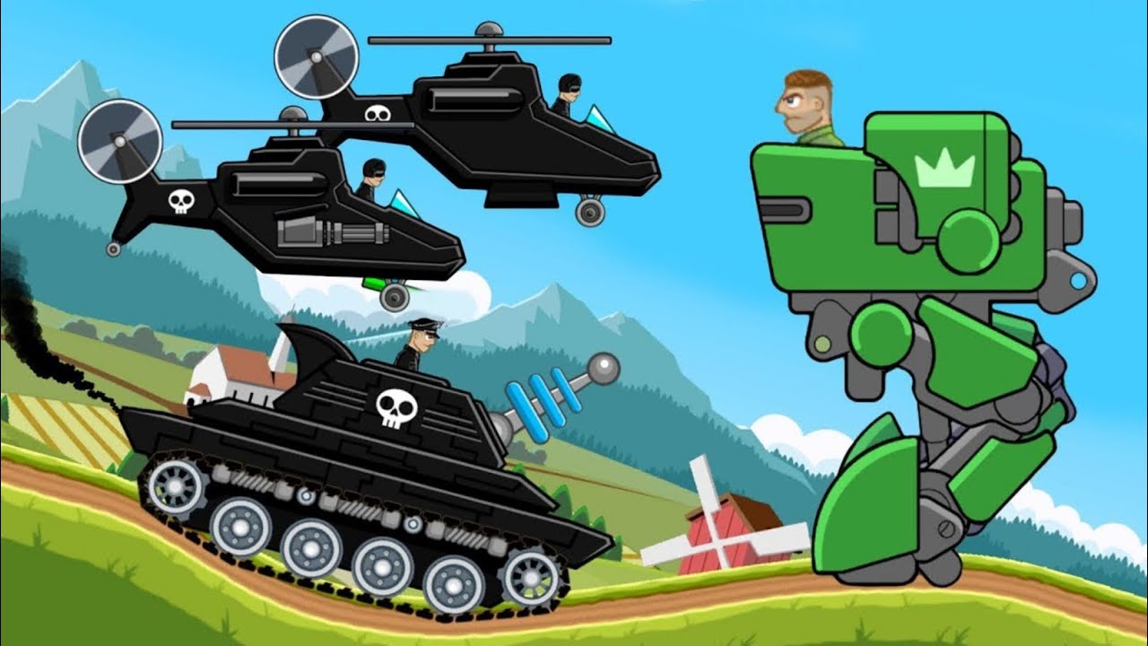 hills of Steel - New Boss tank chonk new gameplay video (ANDROID IOS ...