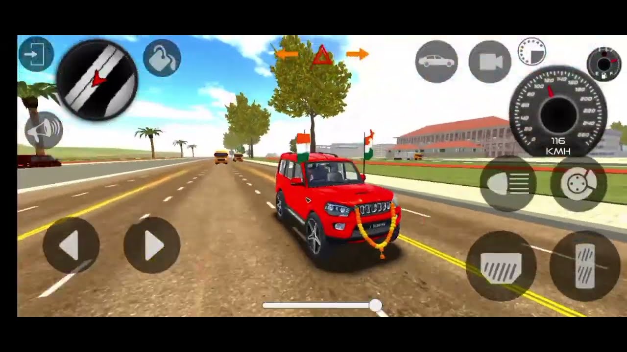 Dollar (song)😈 modified || Mahindra Scorpio Red Indian cars simulator ...