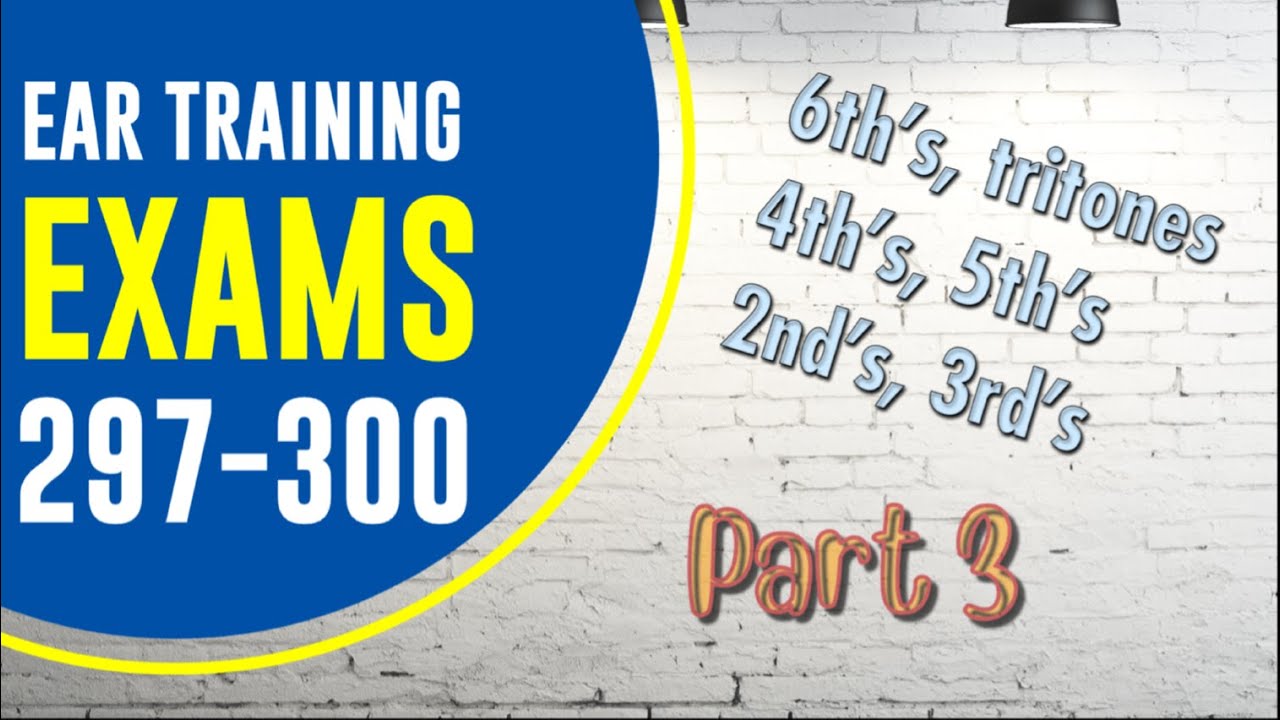 EP0075 - Interval Ear training 2nd's, 3rd's, 4th's, 5th's, 6th's - Part ...