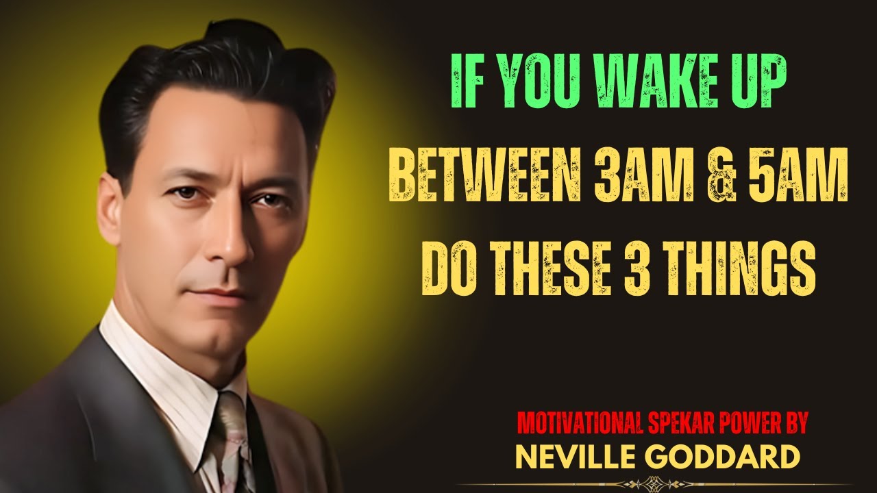 If You Wake Up Between 3AM & 5AM, DO THESE 3 THINGS: || Best ...