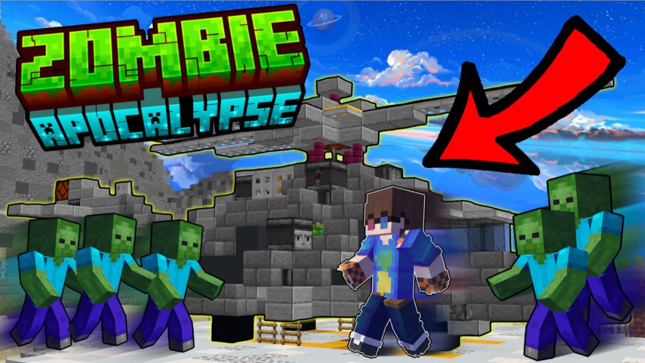 Salvation's Army's Helicopter! Minecraft Zombie Apocalypse - YouTube