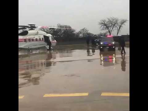 Cumhurbaşkanımızın Helikopter Pistine Gelişi (Cumhurbaşkanlığı Helikopteri )