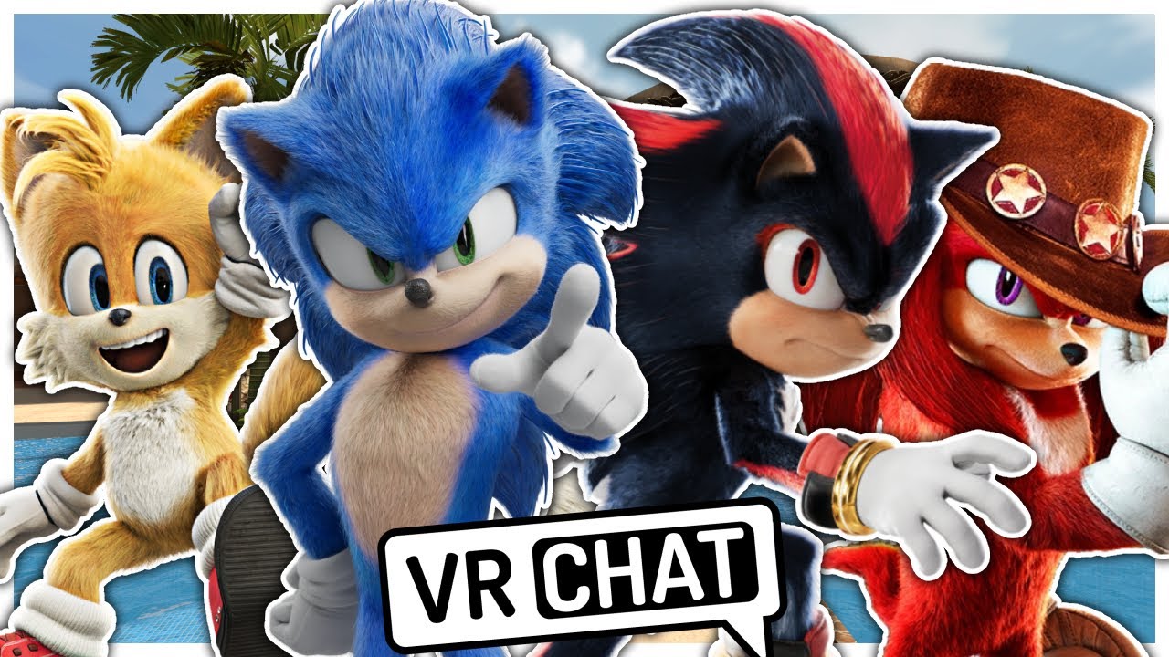 Team Movie Sonic Goes On Vacation In VR CHAT!! - YouTube