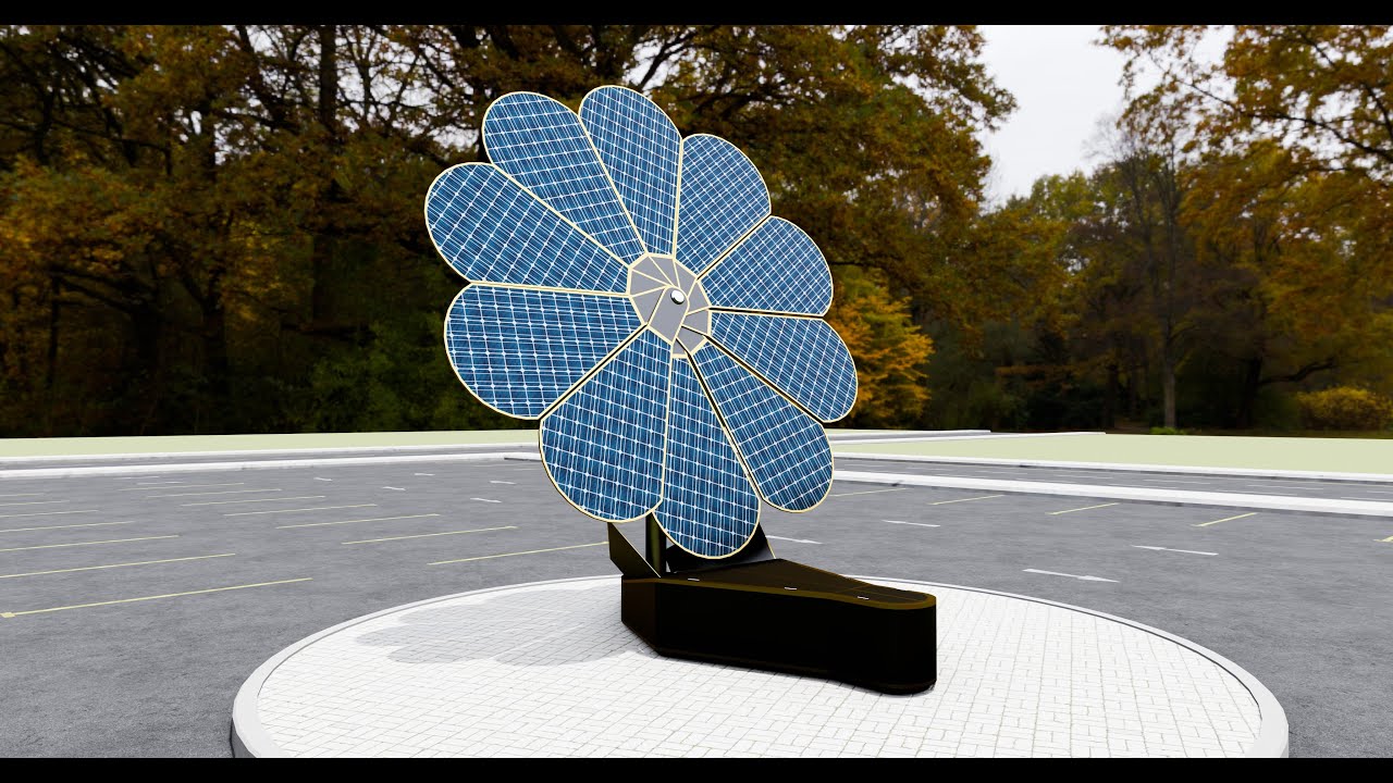 Daisy With Solar Tracking System 10 Wings 5,5 kW - YouTube
