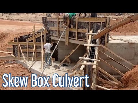 Box Culvert | Skew Culvert | Rebars in Skew Box Culvert - YouTube