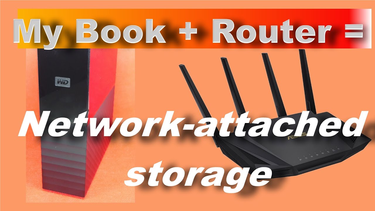 WD My Book and ASUS Router - YouTube