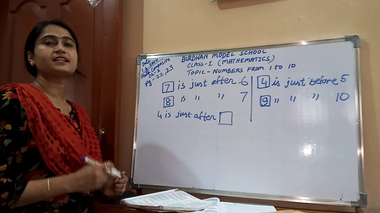 Class I Mathematics. Topic: Numbers from 1 to 10 - YouTube