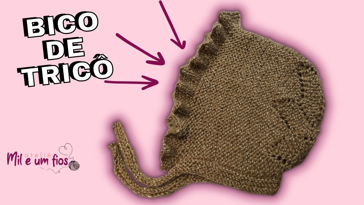BARRA DE TRICÔ FÁCIL/ BABADO DE TRICÔ PARA DETALHES DAS ROUPA / BICO DE ...