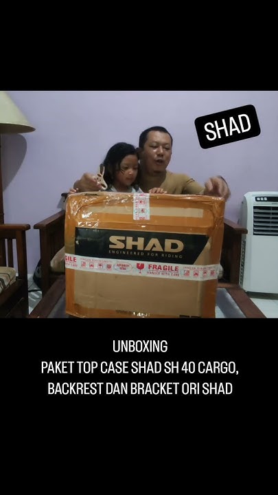 Kedatangan 1 set Box Shad SH40 Cargo, backrest dan bracket Ori SHAD.. lanjut unboxing #cb150x # ...