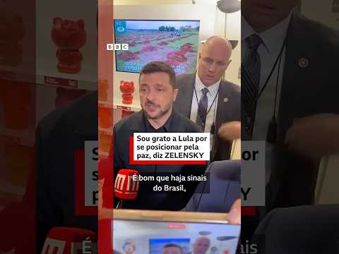 Presidente da Ucrânia fala sobre encontro com Lula 🇺🇦🇧🇷