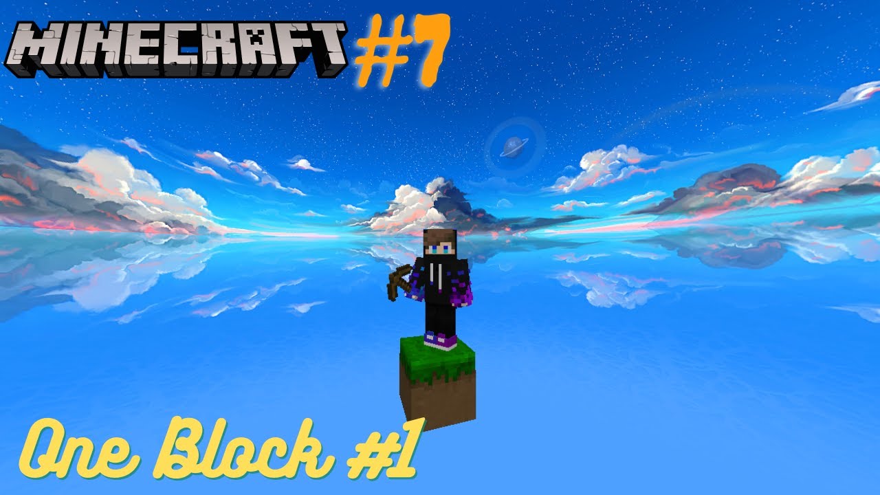 Minecraft OneBlock #1|Surviving On a Single Infinite Block | Dodging ...