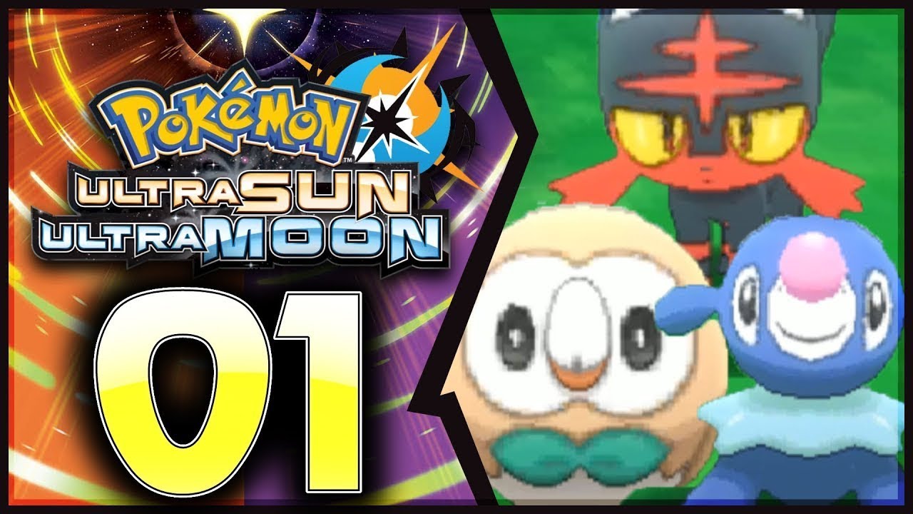 PICKING A STARTER Pokemon Ultra Sun (Part 1) - YouTube