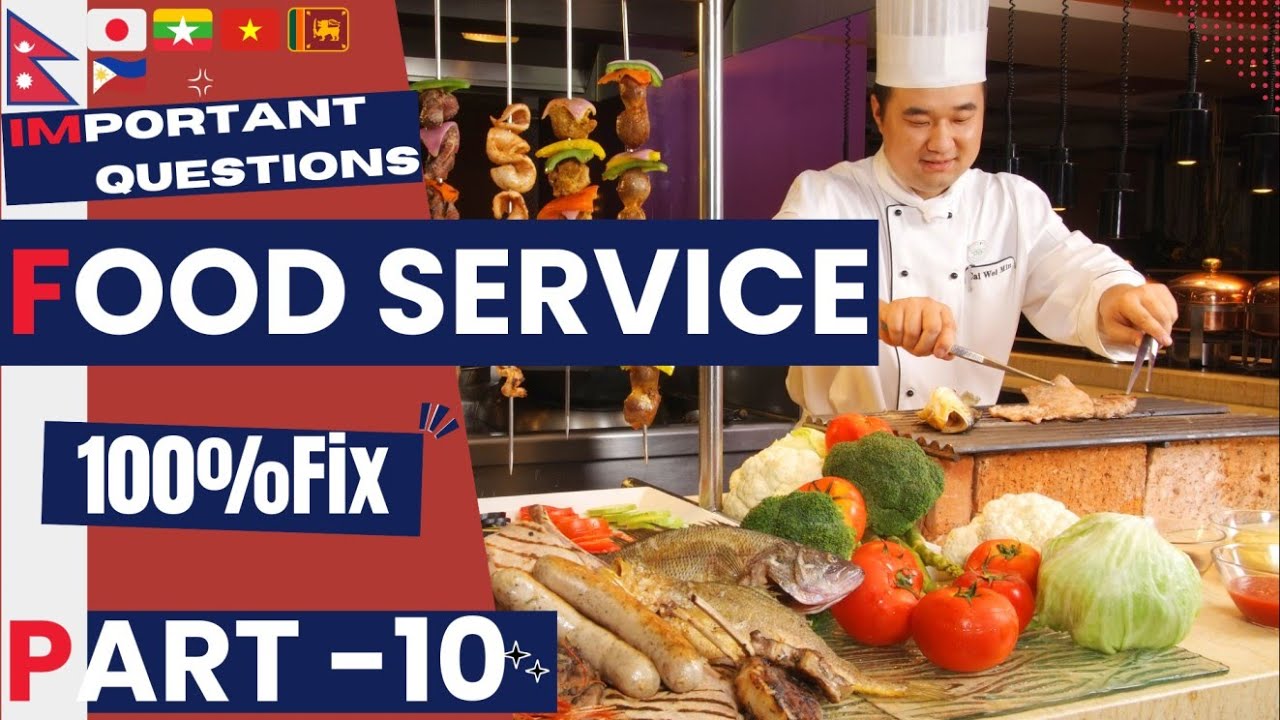 food service exam |PART-10 | foods important questions || food skills ...