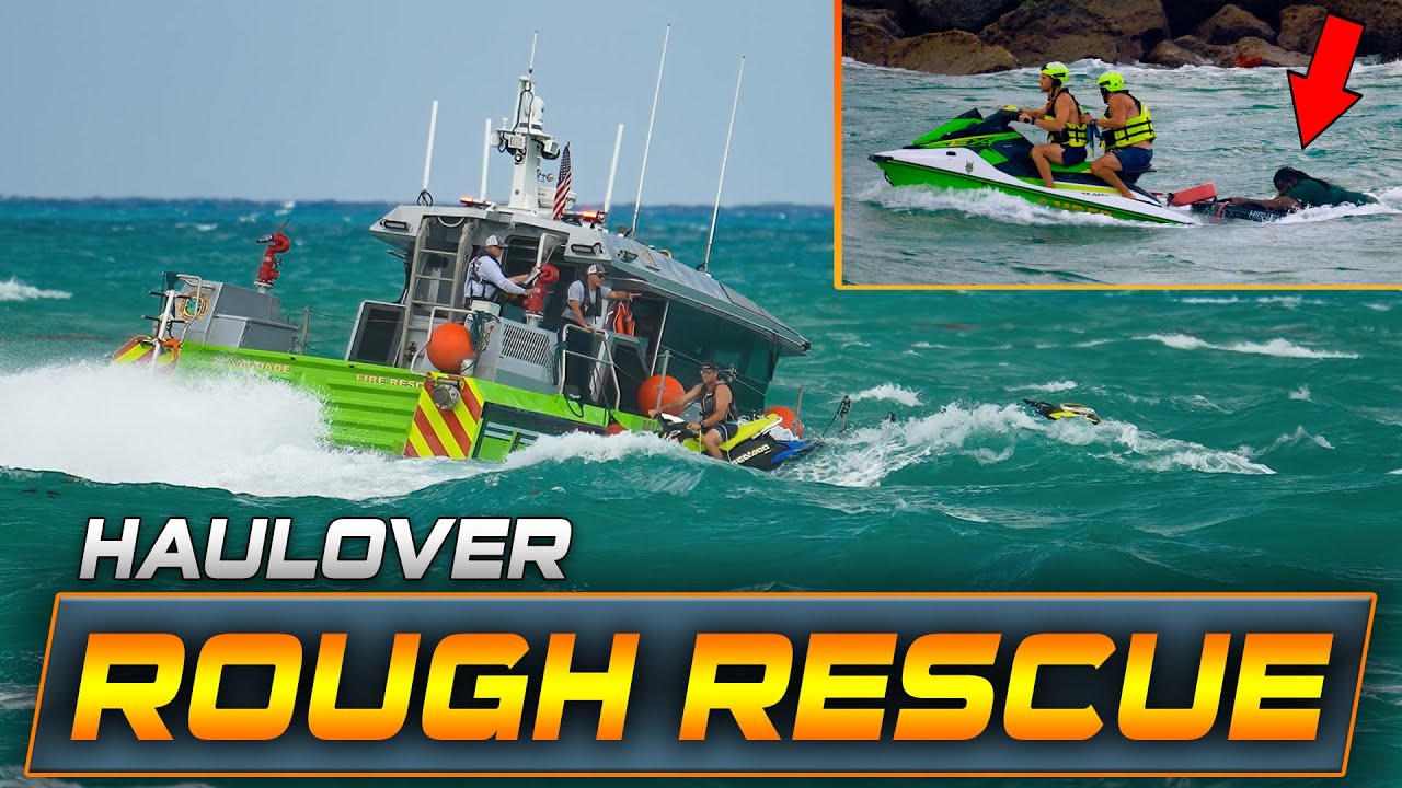 NEAR DROWNING RESCUE AT HAULOVER INLET ! | HAULOVER BOATS | WAVY BOATS ...