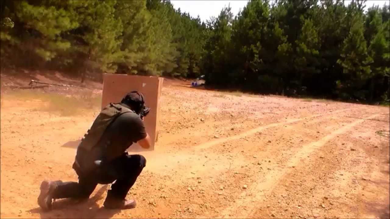 shooting from cover drills - YouTube
