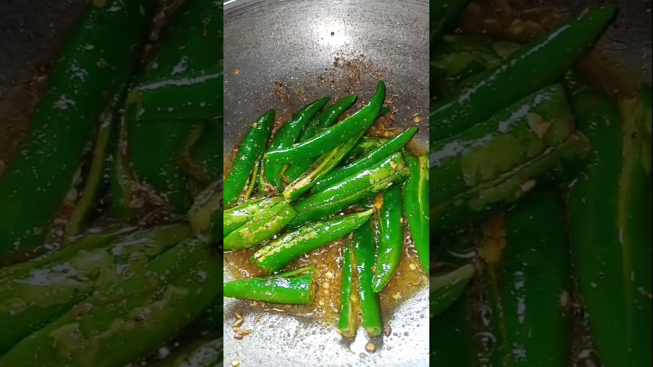 Rajasthani mirchi tadka #mirchifry #mirchi bhaji masala #food #recipe # ...