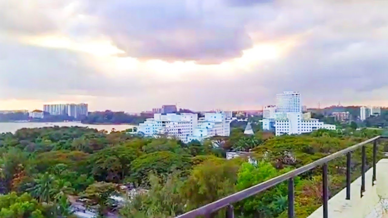 IITB CAMPUS-8 Terrace View from Hostel 18 - YouTube