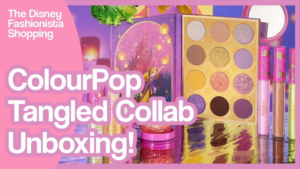 ColourPop Tangled Collaboration Unboxing! - YouTube