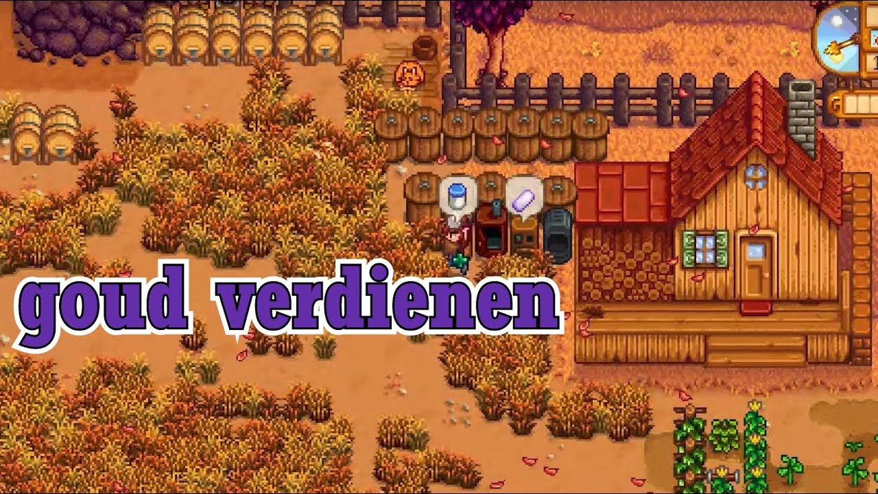 Stardew Valley: Hoe verdien je veel goud? Craften! Dag 5, 6, (fall ...