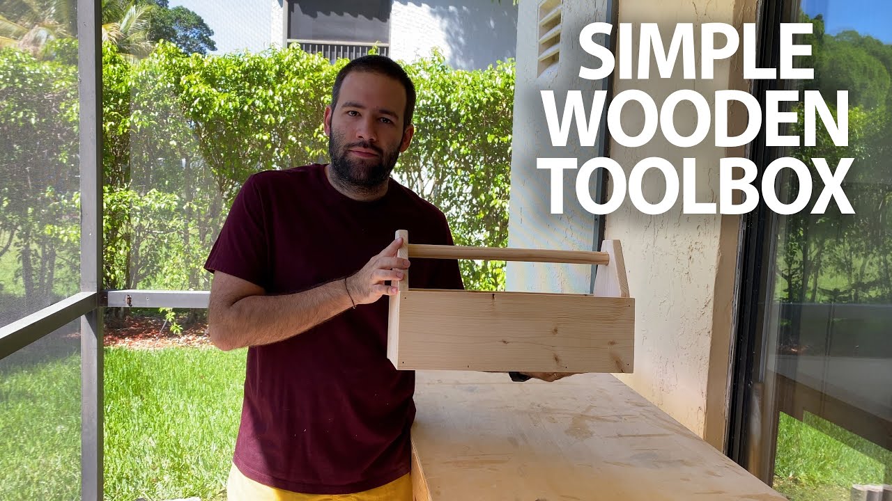SIMPLE WOODEN TOOL BOX FOR BEGINNERS DIY WEEKEND PROJECT | Ale's ...