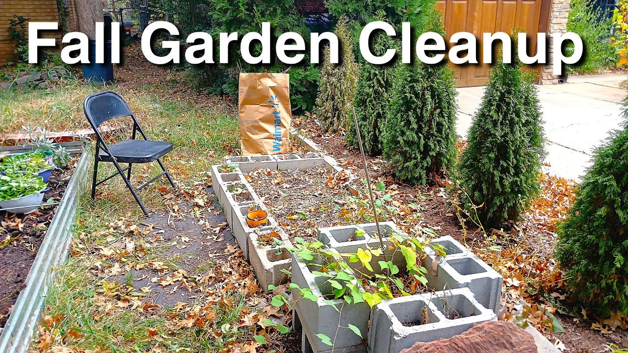 Fall Garden Clean Up - YouTube