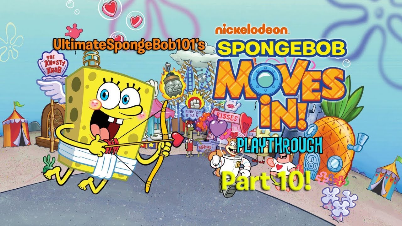 SpongeBob Moves In Playthrough Part 10: Valentine's Day - YouTube
