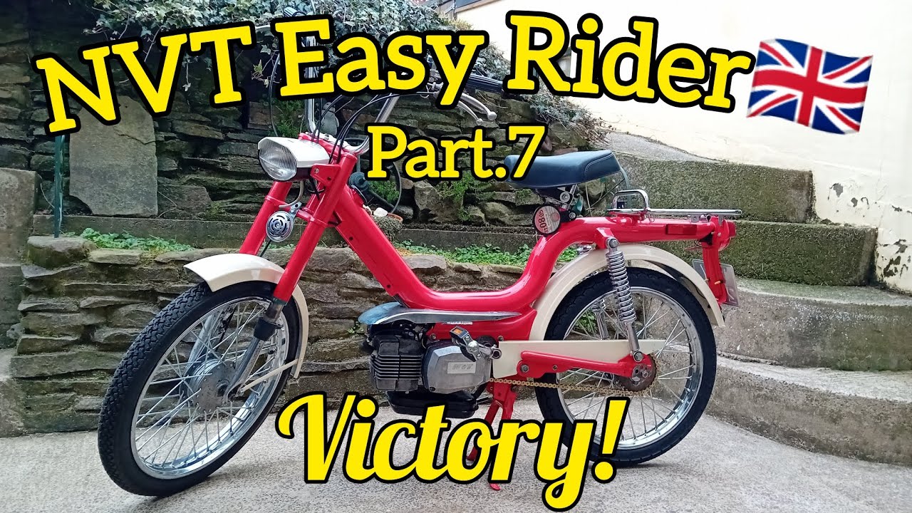 1977 NVT Easy Rider Moped 🇬🇧. It runs. Again! - YouTube