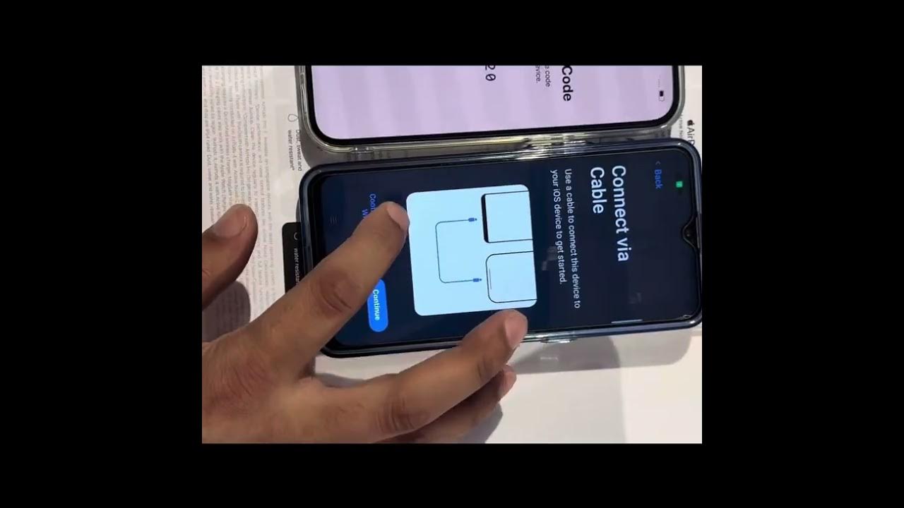 Android to iphone data transfer - YouTube