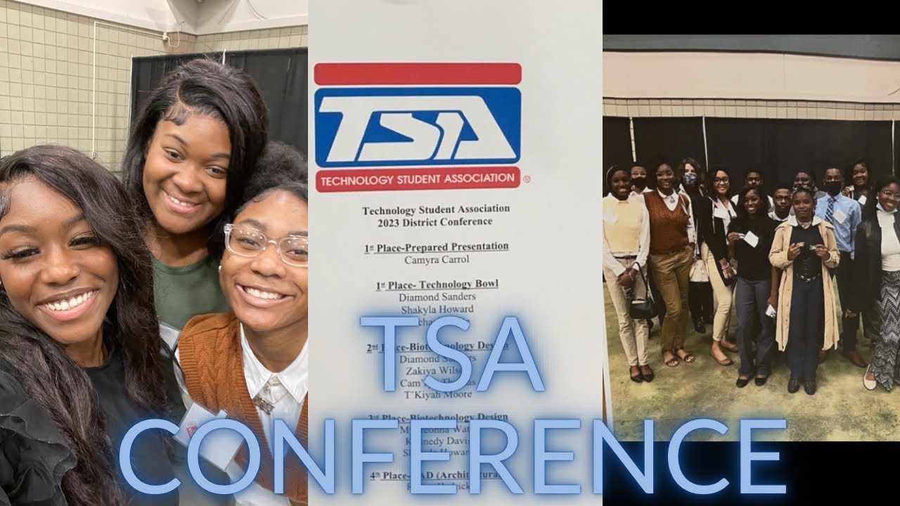 Spend a day with me at the 22-23 TSA Conference 💙!! - YouTube