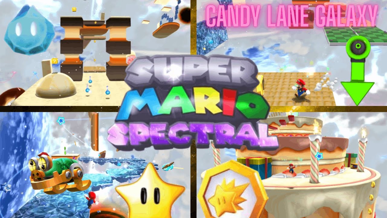 [Super Mario Spectral V1.6] Candy Lane Galaxy | The Icing on the Cake ...