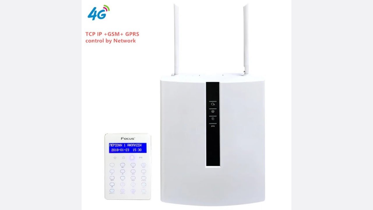 Review Focus FC-7668Pro TCP IP Wired Security Alarm 4G GSM Smart Home ...