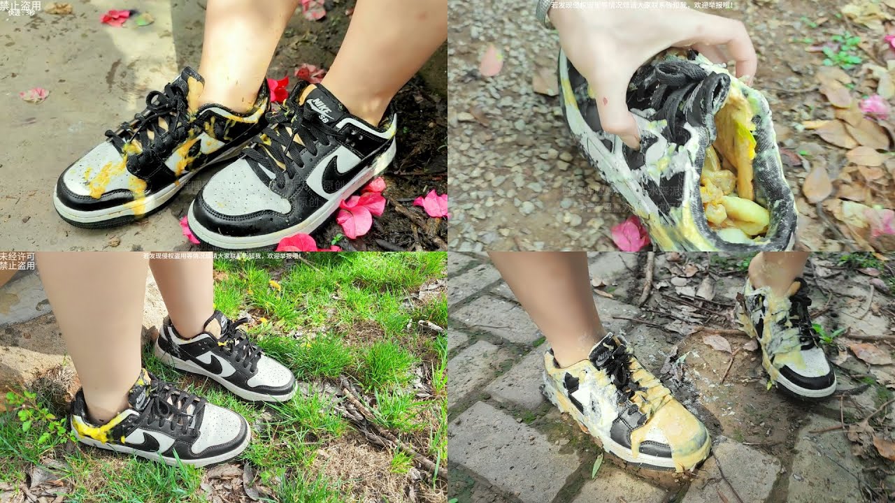 Play a game! Fill the girl's NIKE DUNK with food(62)(Full video 59min ...