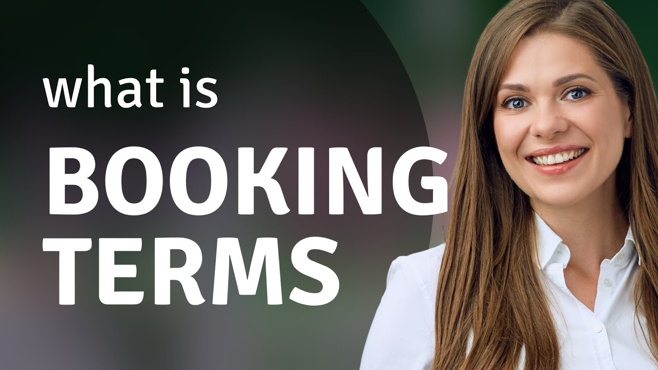 Understanding Booking Terms: A Guide for English Learners - YouTube