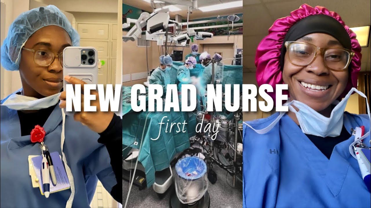 GRWM FOR MY FIRST DAY AS A REGISTERED NURSE!👩🏾‍⚕️ new grad nurse ...