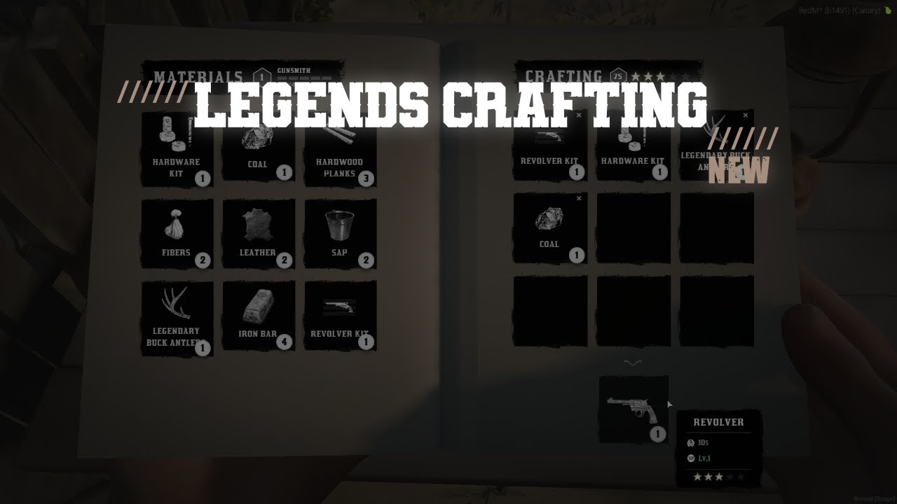 LR-CraftingBook | Advanced Crafting System for RedM/VORP | Drag & Drop ...