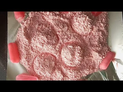 Pink Sandy Cornstarch W/ Pink Ice🌸🌸 - YouTube