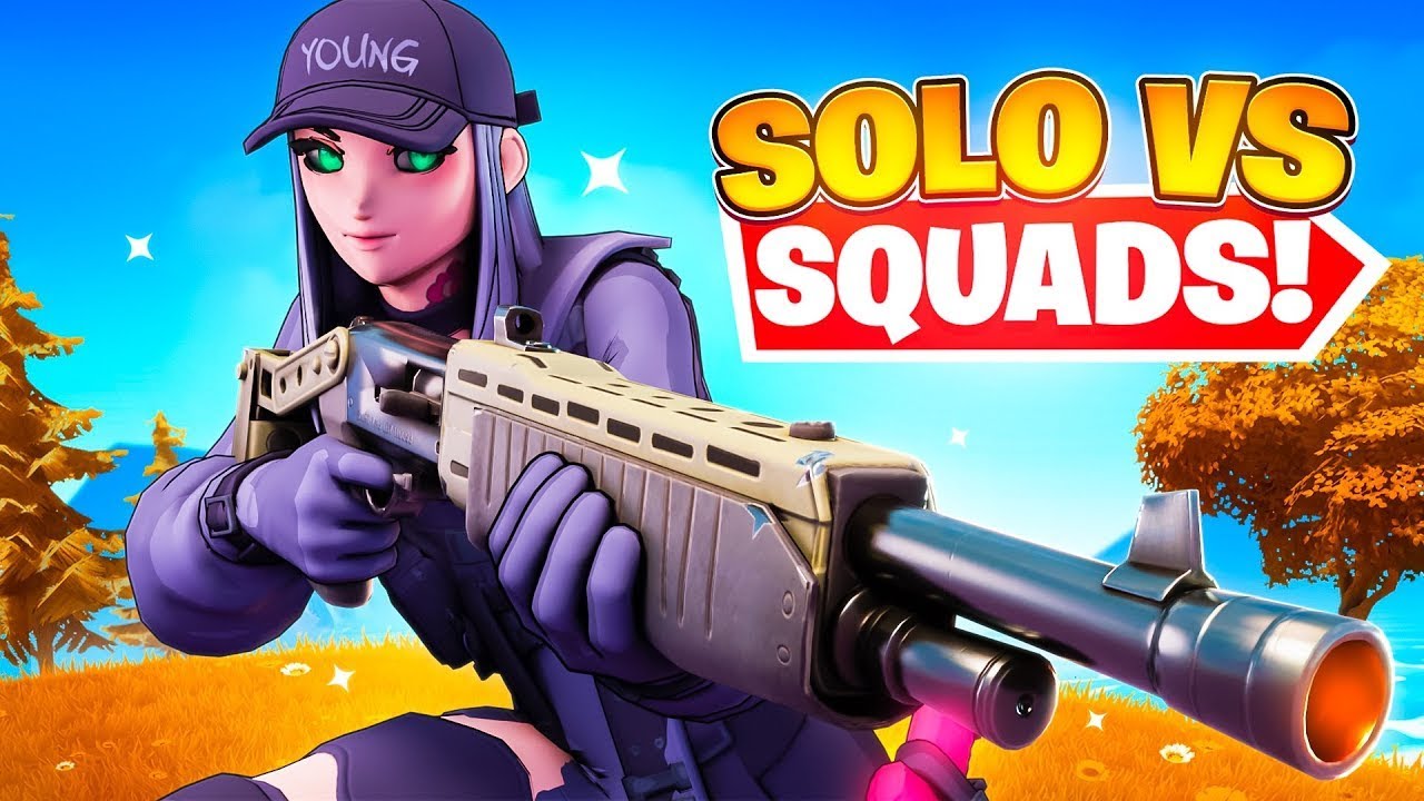 Playing Solos Vs Squads In Fortnite Getting The Win( FOX SQUAD FAMILY ...
