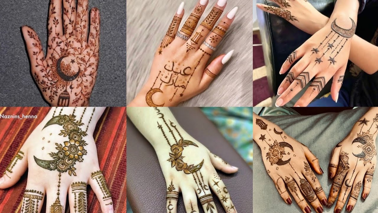 New stylish chand raat mehndi design || eid special mehndi designs ...
