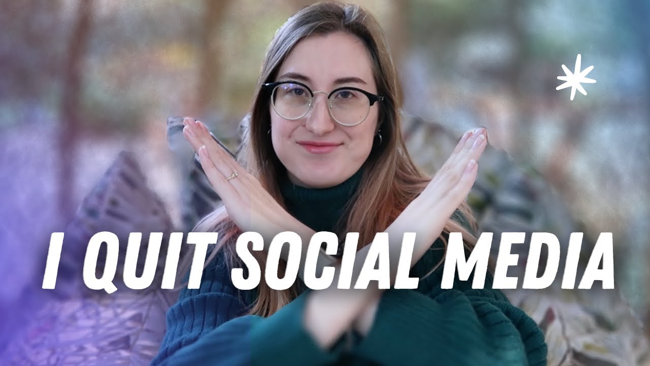 I left social media for good. - YouTube