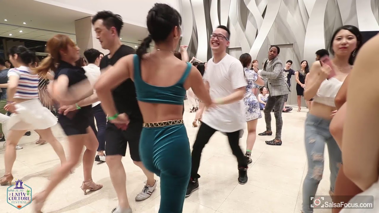 Wee Tze Yi And Brenda Liew Salsa 2018 Jeju Latin Culture Festival Youtube