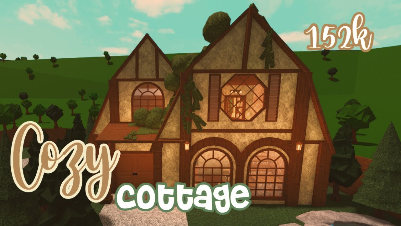 ROBLOX | Bloxburg | Cozy Cottage House Build + Tour | Family House ...